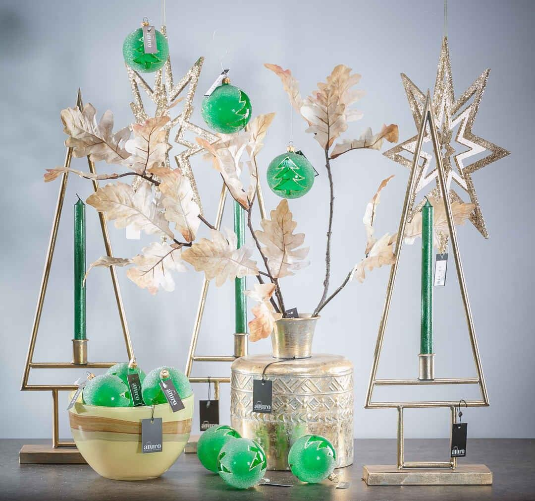 Choinka-świecznik złota_Aluro - Altavola Design