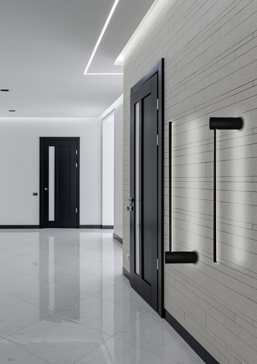 Kinkiet Linea No.1 W2 80cm 3k 13W czarna - Altavola Design