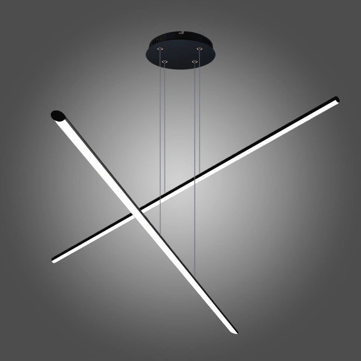 Lampa wisząca LINEA No.2PB 100cm 3k czarna Altavola Design - Altavola ...